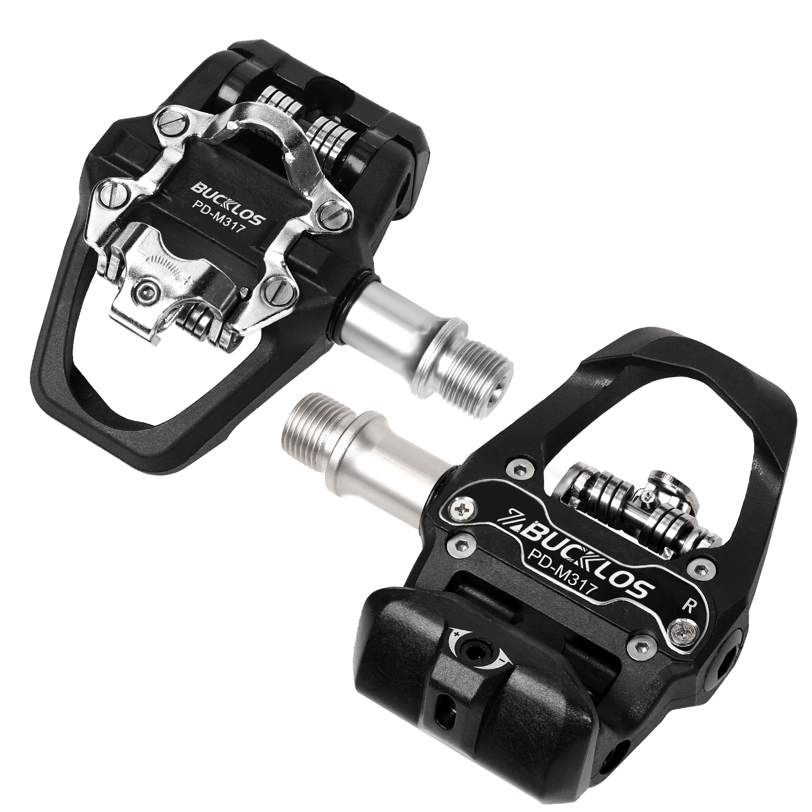 BUCKLOS Look Delta SPD Bike Pedals Compatible With Peloton Shimano