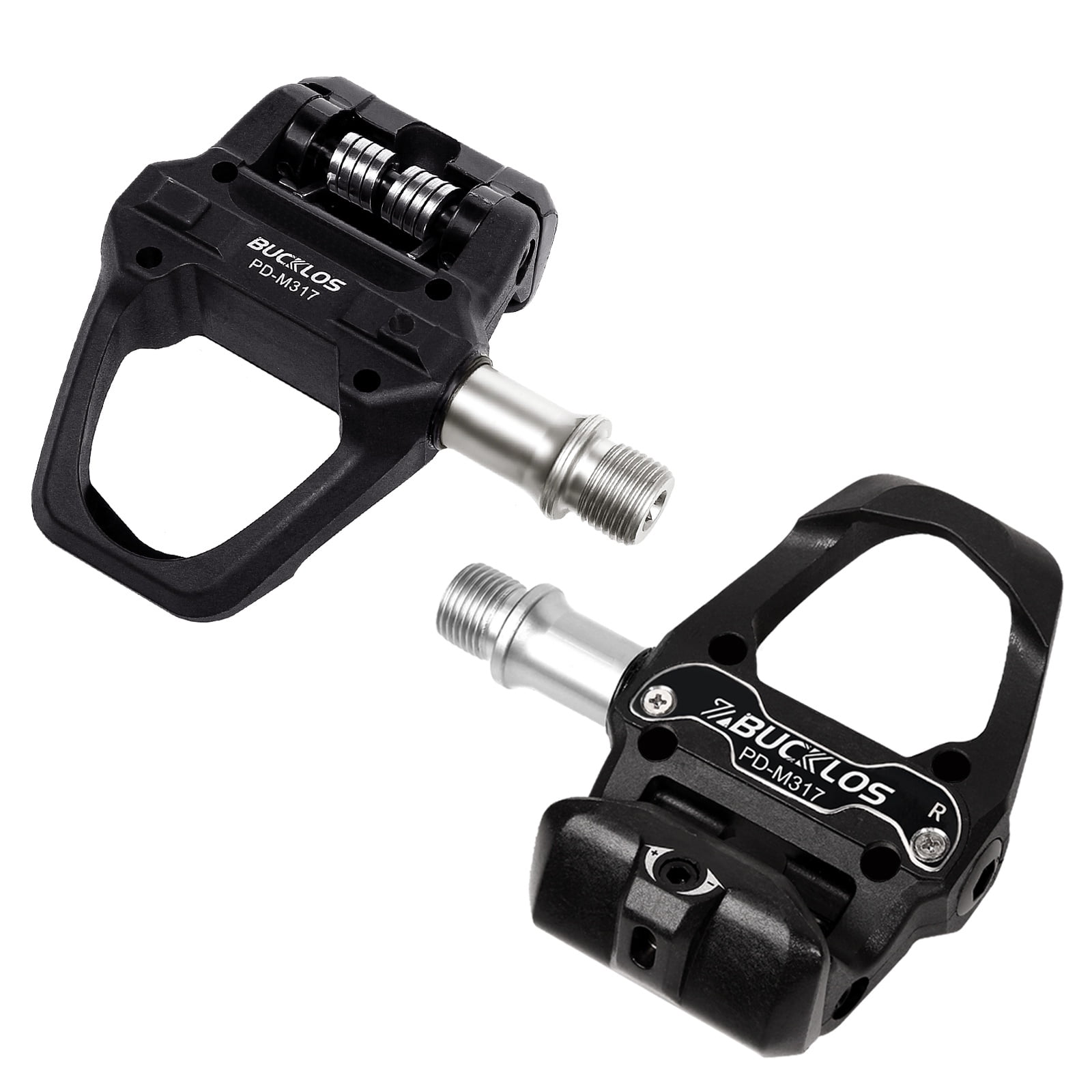 BUCKLOS Look Delta, SPD Bicycle Clip Pedals - Compatible with Peloton ...