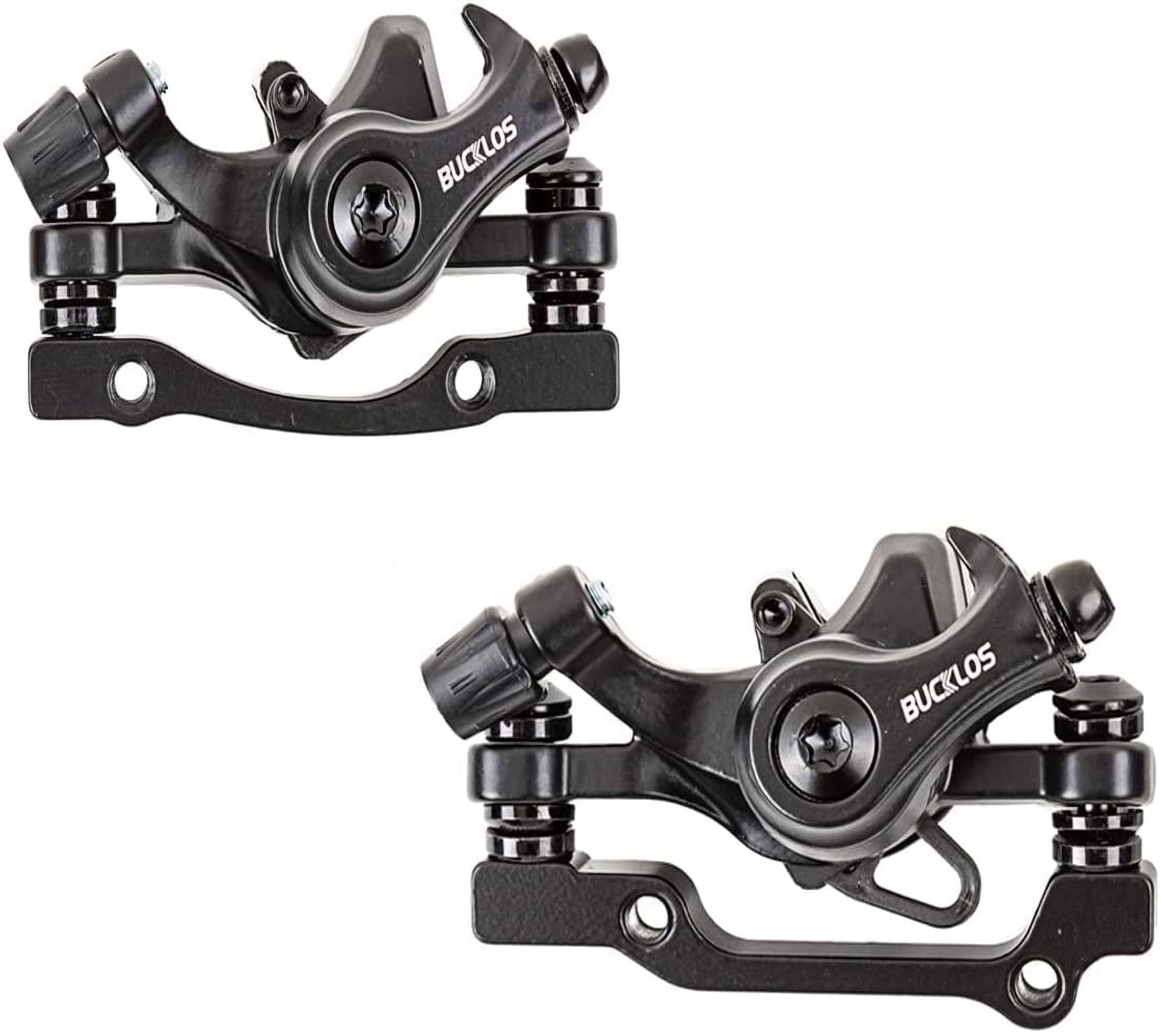 BUCKLOS MTB Bike Disc Brake kit, Mechanical Disc Brakes Aluminum Alloy ...