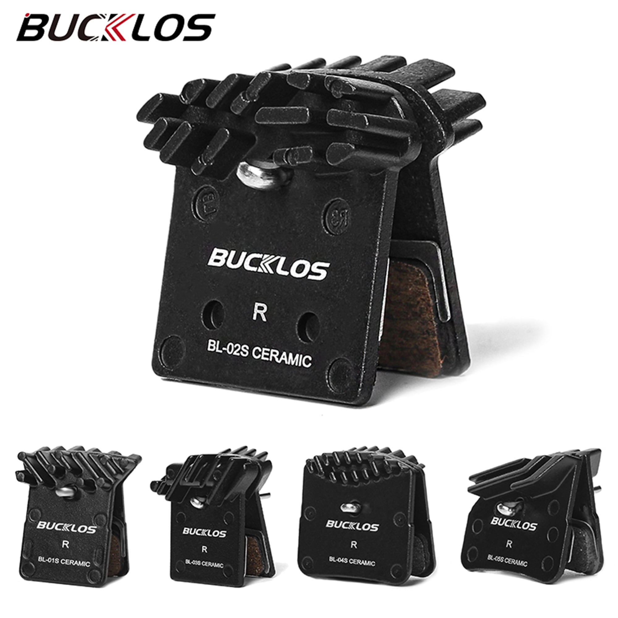 BUCKLOS MTB Hydraulic Brake Ceramic Pads Road Bike Disc Brake Pad ...