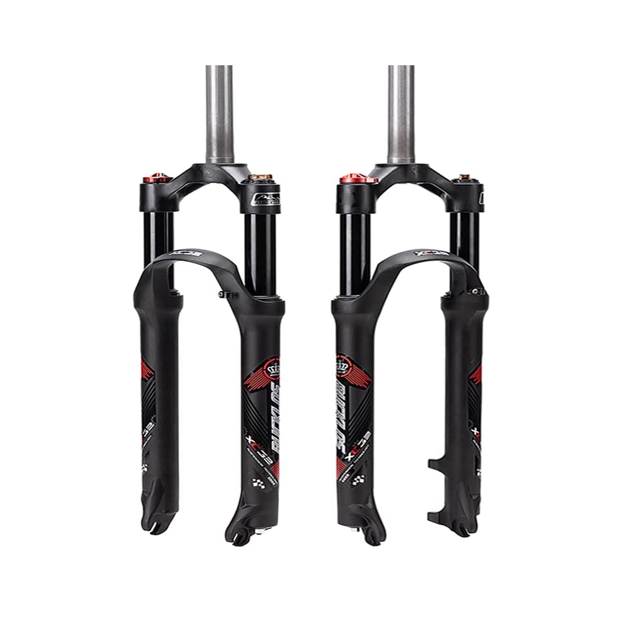 BUCKLOS Mountain Bike Suspension Forks,26/27.5/29 and 100mm Travel Oil ...