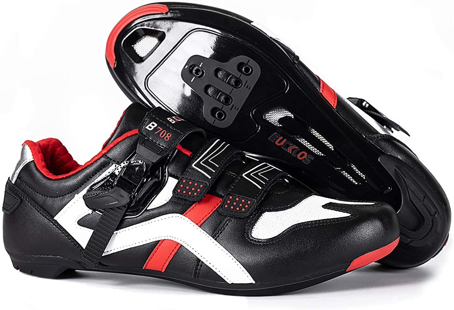 BUCKLOS Road Bike Shoes Compatible with Peloton, Mens Bike Shoes, Bike ...