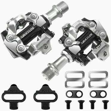 Mountain Bike Pedals - Dual-Sided Clip-in Pedal SPD Clipless Pedals - 3 ...