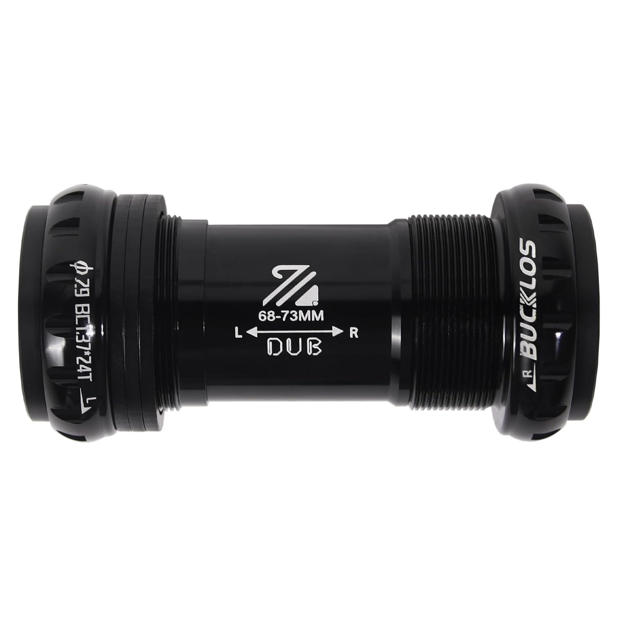 BUCKLOS Threaded Bottom Bracket DUB 68-73mm Aluminum Alloy Cups Black ...
