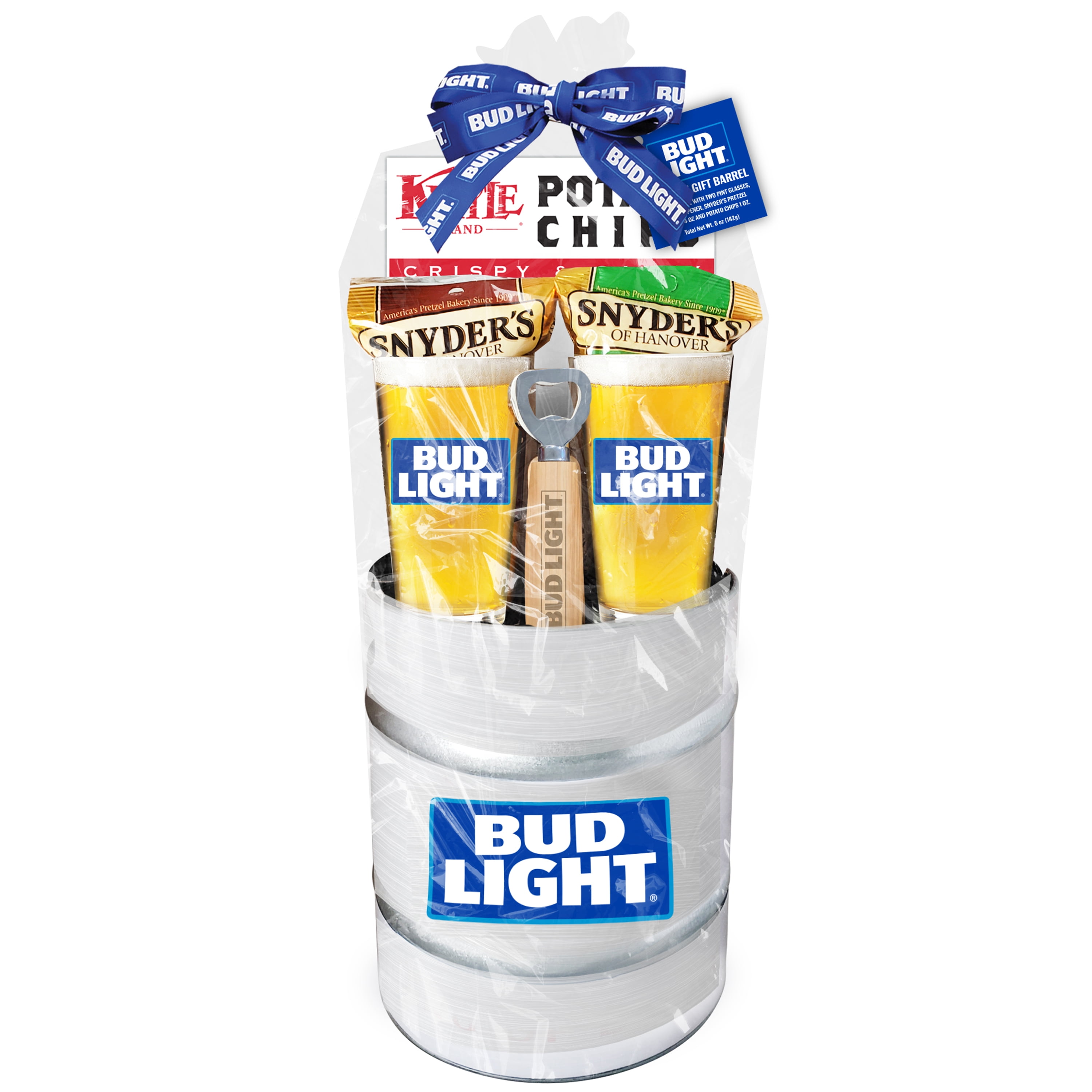 BUD LIGHT BARREL GIFT BASKET - Walmart.com