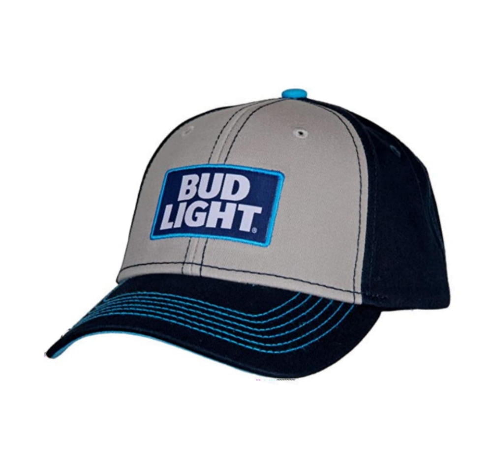 BUD Light Navy, Gray & Blue Adjustable Beer Hat - Walmart.com