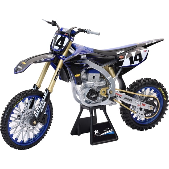 NewRay Yamaha YZ450F Motorcycle Diecast Model, 1/6, #14 Dylan Ferrandis ...