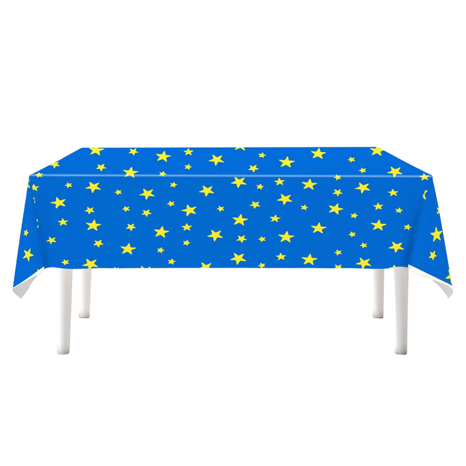 BUDAO00 4th of July Tablecloth Plastic 54x108 Inch, Disposable ...