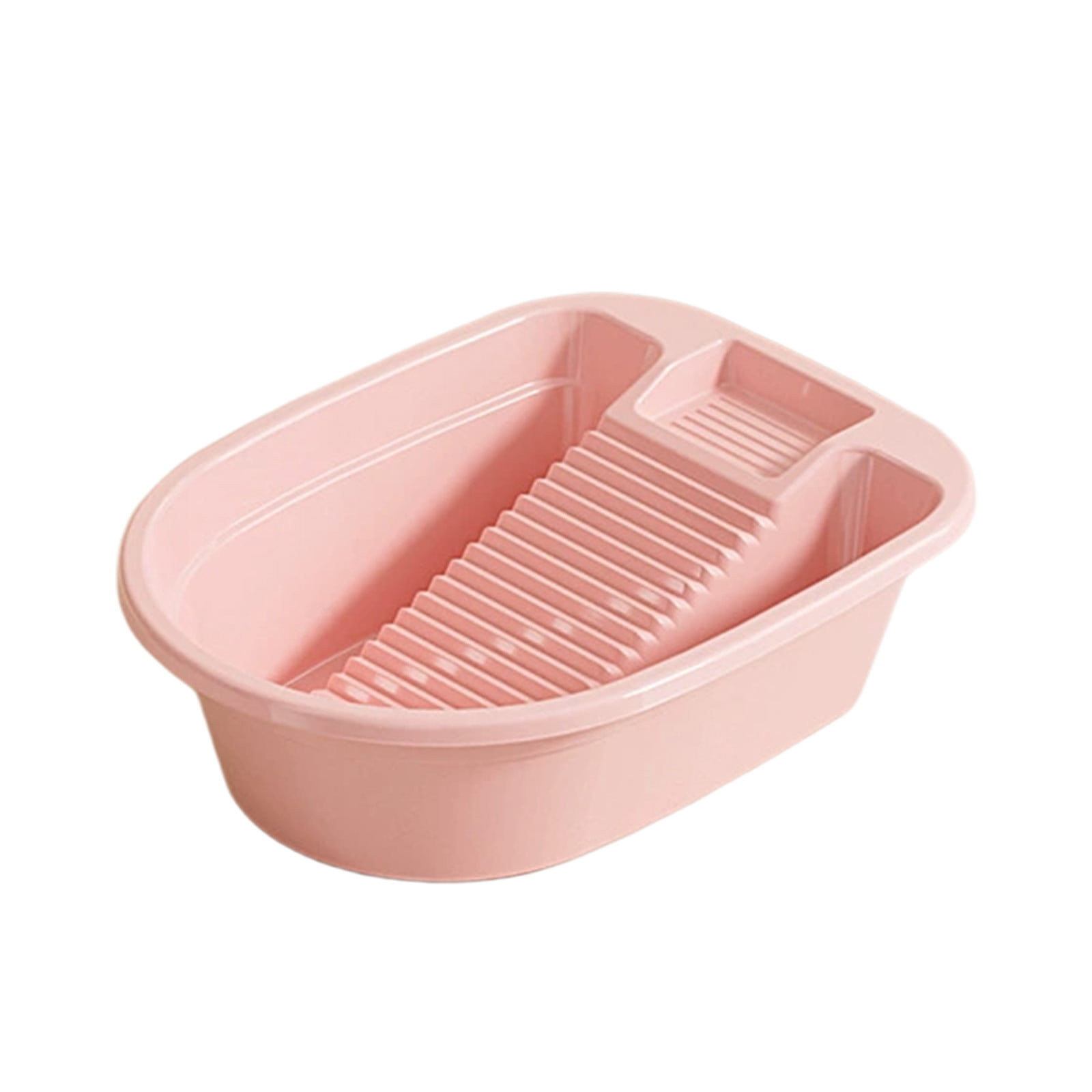 BUDAO00 Small Washboard Basin for Delicates & Underwear, 13.4" Portable ...