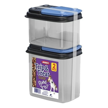 Buddeez 16 QT. Bird Seed Storage Dispenser, Plastic Container with Lid ...