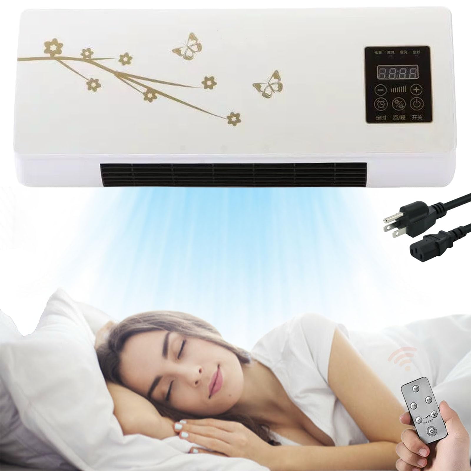 BUERCWS Climafy Air Conditioner, Split Max Air Conditioner, Through the ...
