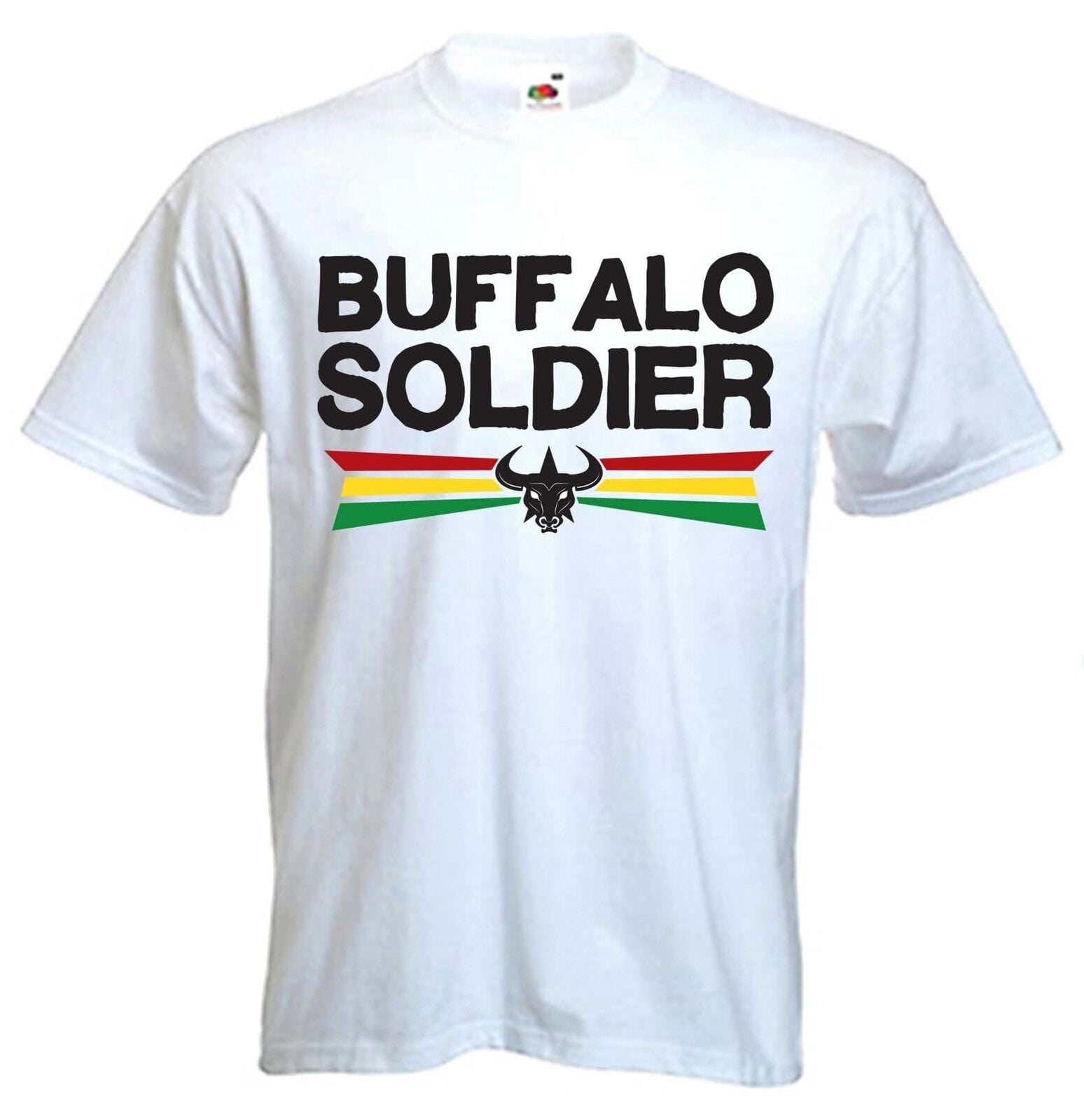 BUFFALO SOLDIER T-SHIRT - Reggae Rastafarian Bob Marley Rasta - Walmart.com