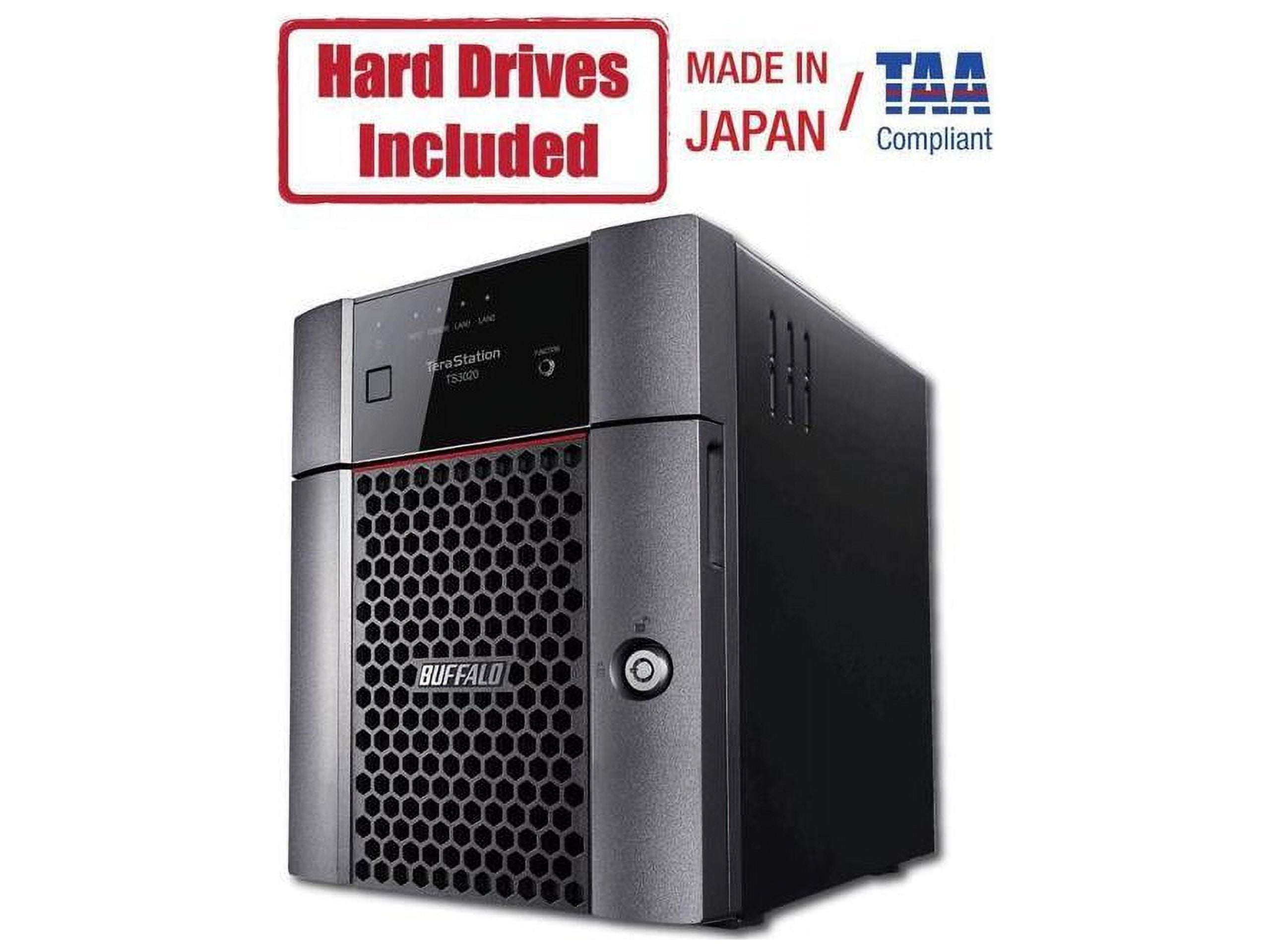 BUFFALO TeraStation TS3420DN1604 4-Bay NAS 16TB (4x4TB) with NAS-Grade Hard Drives Included ...