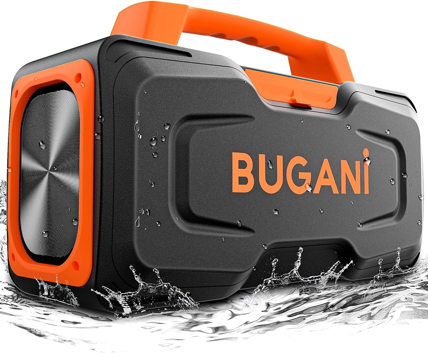 BUGANI Bluetooth Speakers, 80W Powerful Portable Wireless Speaker IPX7 ...