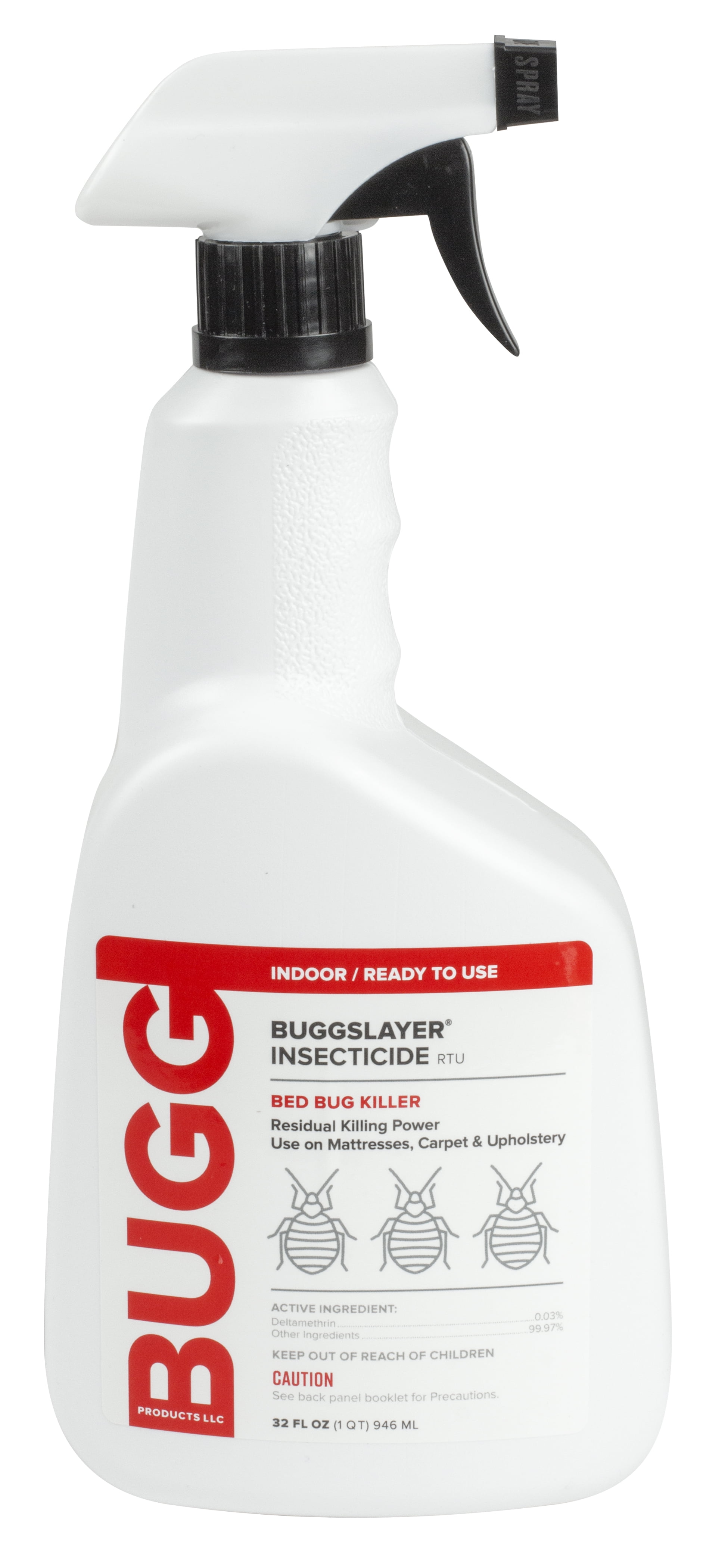 BUGG BUGGSLAYER 32 Oz. Ready To Use Trigger Spray Bed Bug Killer 41232 ...