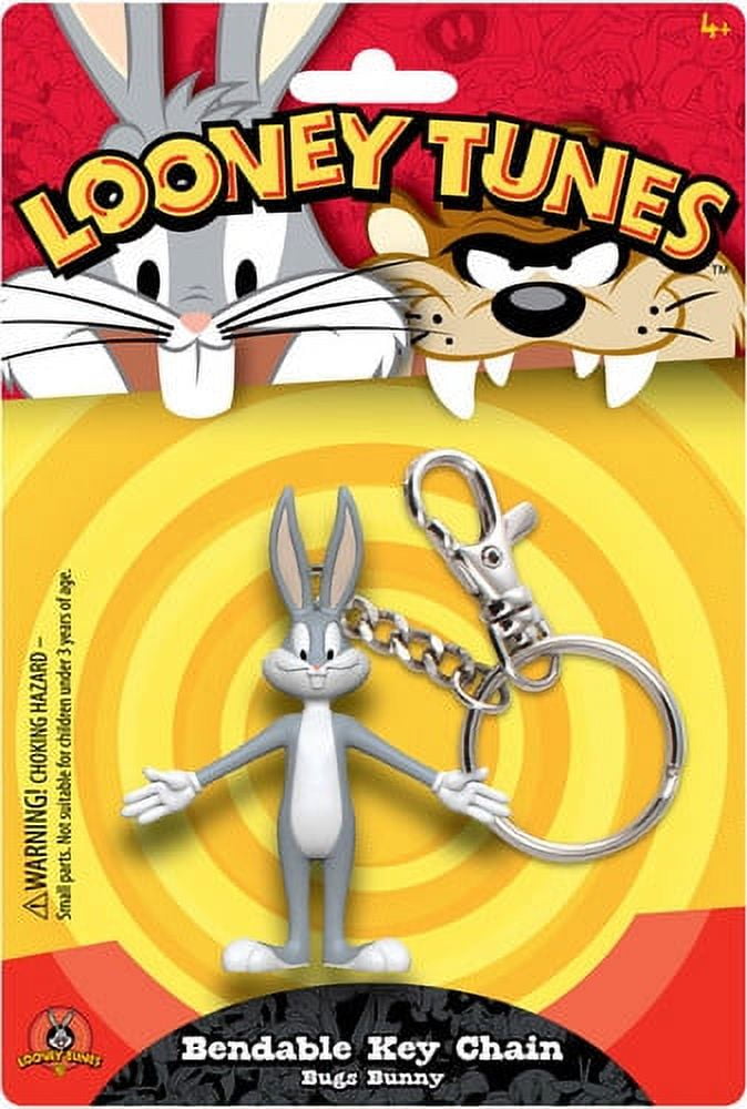 BUGS BUNNY BENDABLE KEY CHAIN - Walmart.com