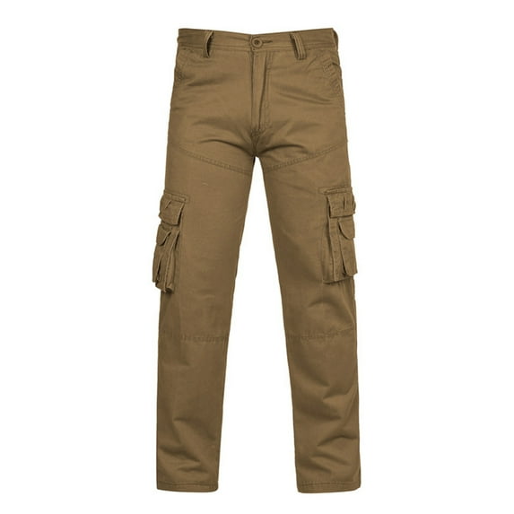 BUIGTTKLOP Mens Cargo Pants Lightweight Work Hiking Pants Baggy Wide ...