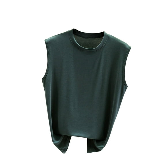 BUIGTTKLOP Womens Tank Tops Sleeveless Pajamas Tops Crewnek Undershirts ...