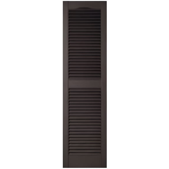 BUILDERS EDGE TV817434 PR 15x55 BLK Shutter - Walmart.com