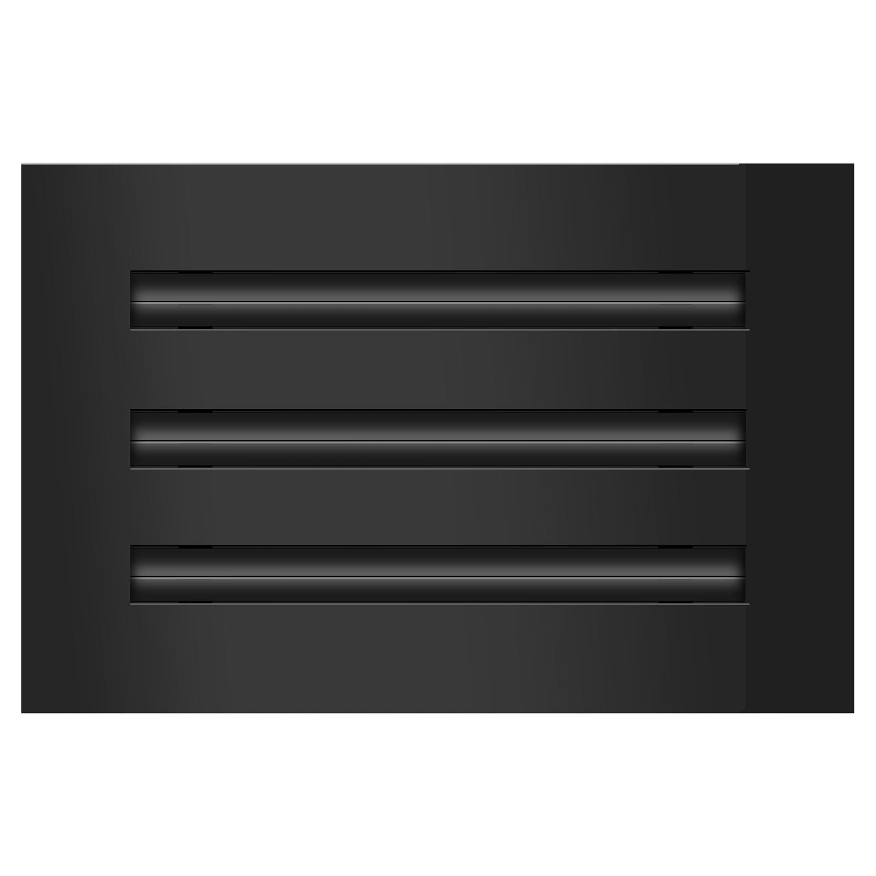 BUILDMART - 10x6 Modern AC Vent Cover - Decorative Black Air Vent ...