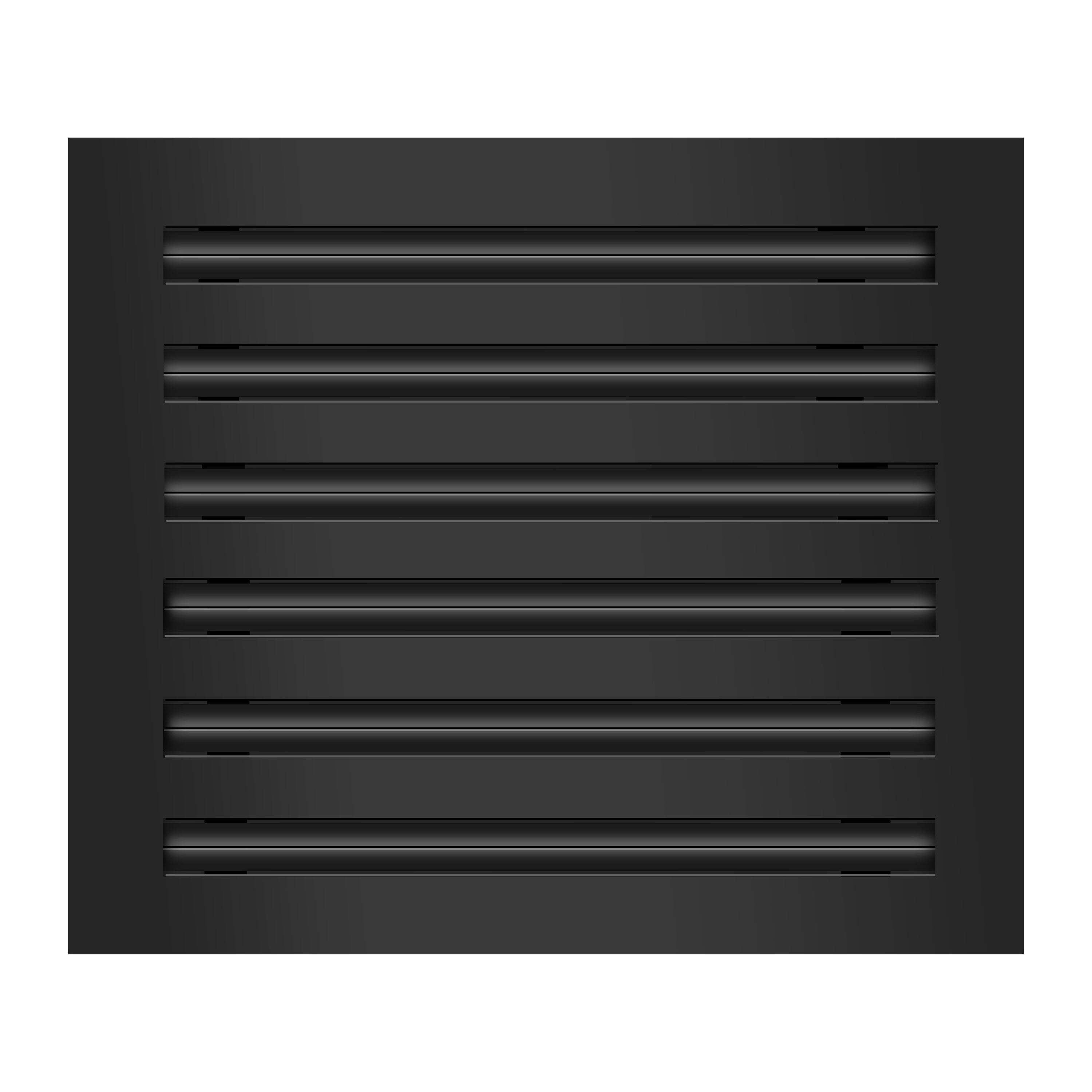 BUILDMART - 14x12 Modern AC Vent Cover - Decorative Black Aluminum Air ...
