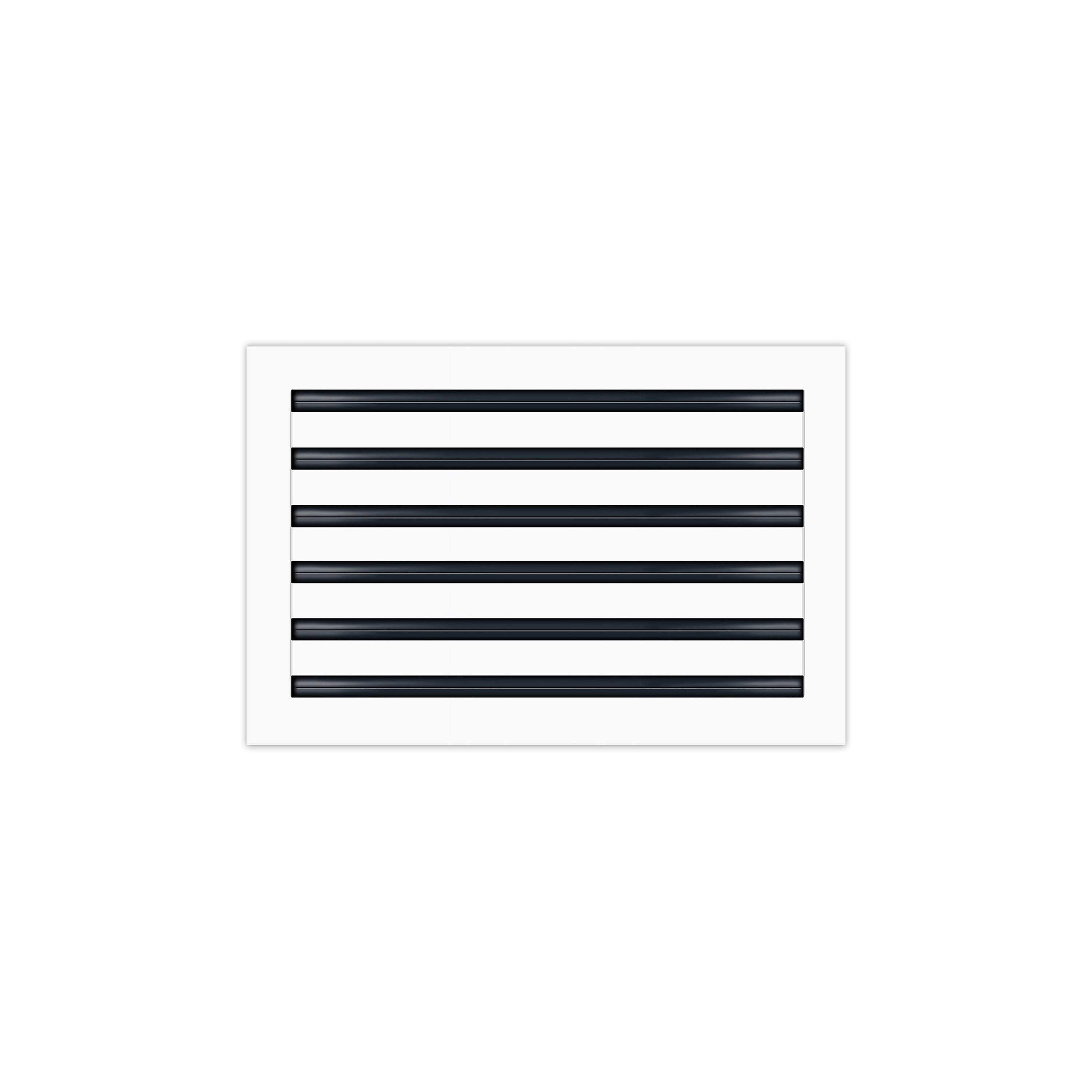 BUILDMART - 18x12 Modern AC Vent Cover - Decorative White Aluminum Air ...