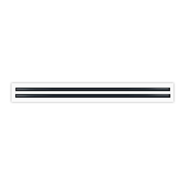 BUILDMART - 36" Linear Slot Diffuser - (2 Slot) Double Slot - White ...