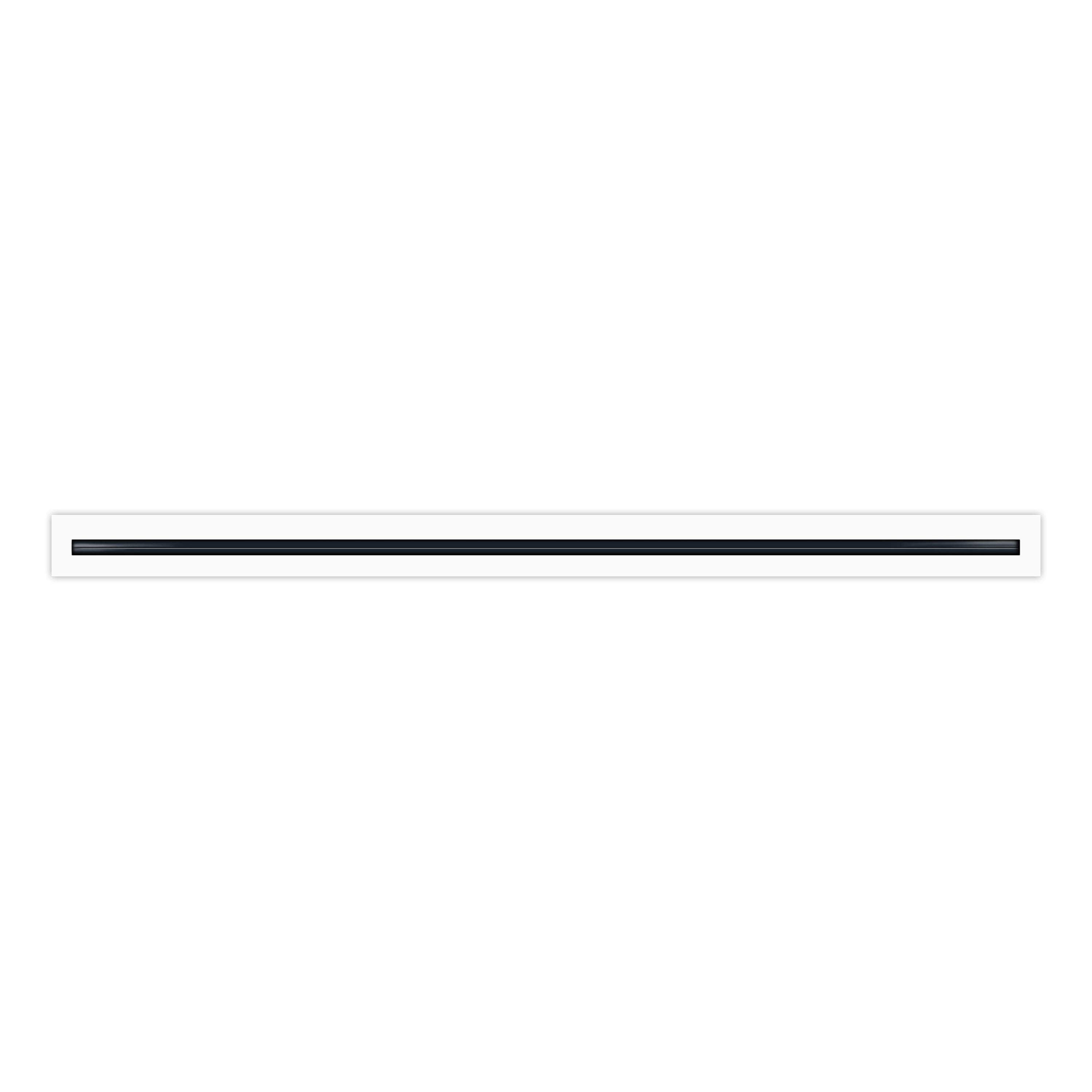 BUILDMART - 48" Linear Slot Diffuser - (1 Slot) Single Slot - White ...