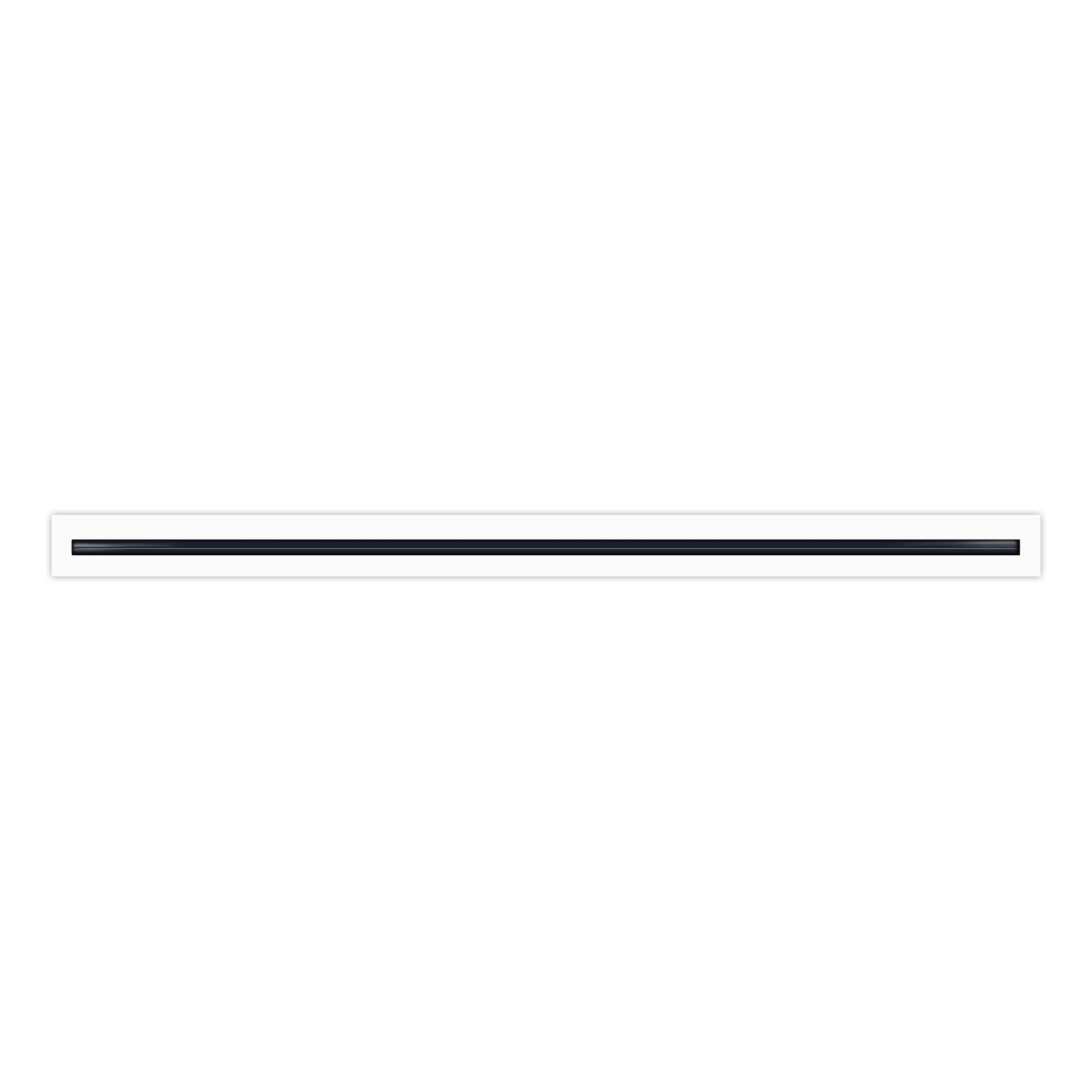 BUILDMART - 48" Linear Slot Diffuser - (1 Slot) Single Slot - White ...