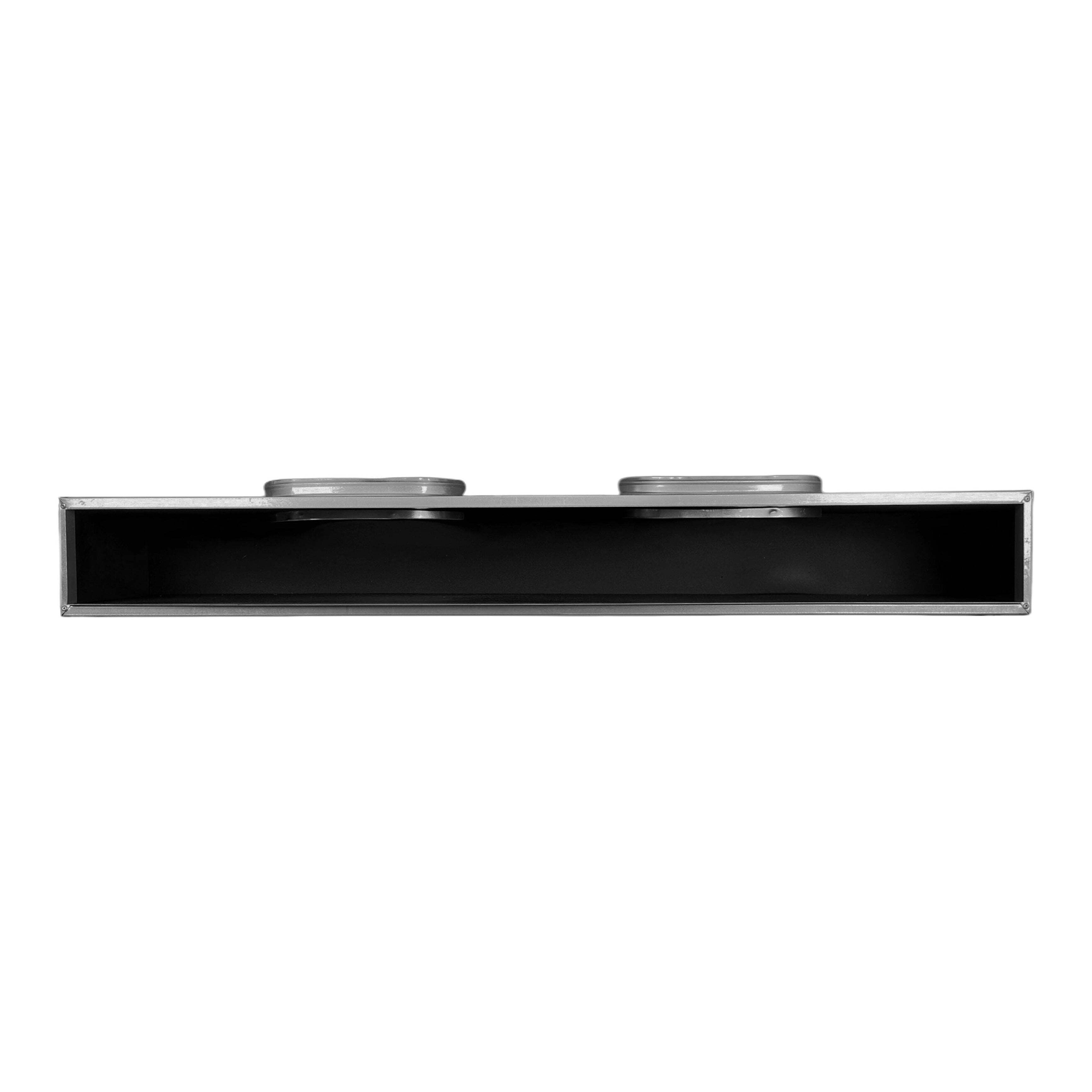 BUILDMART - 48" Plenum Box for [48" Linear Slot Diffuser - 3 Slot ...