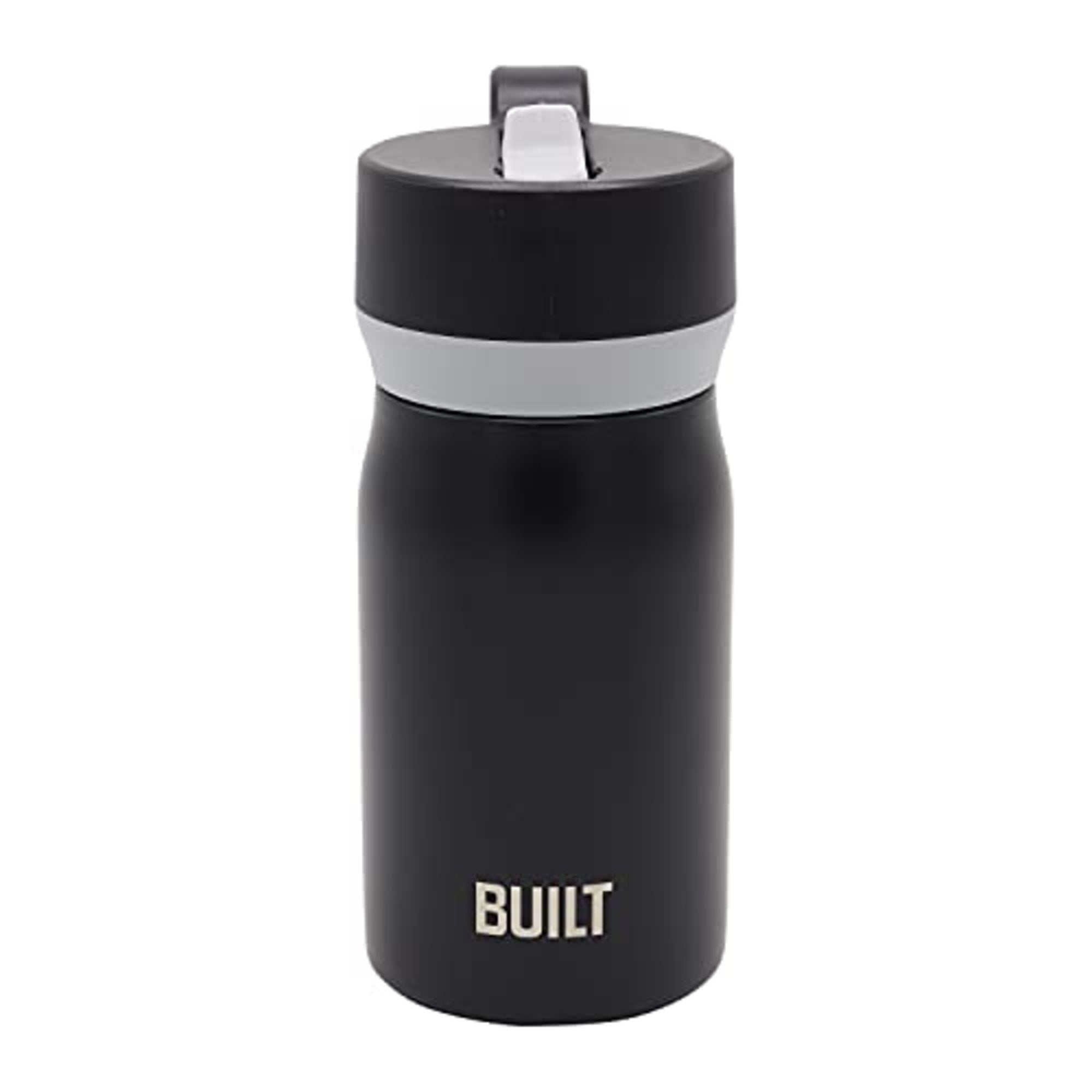 BUILT 12oz Stainless Steel Tumbler with Straw Lid - Vacuum Insulated ...