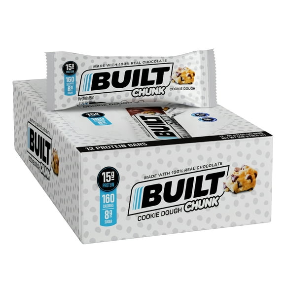 BUILT Bar Puff Protein Bar, Collagen, Not Gluten Free, Low Sugar ...
