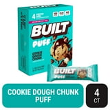 BUILT Bar Protein Bar, Cookie Dough Chunk Puff, 15g Protein, Collagen ...