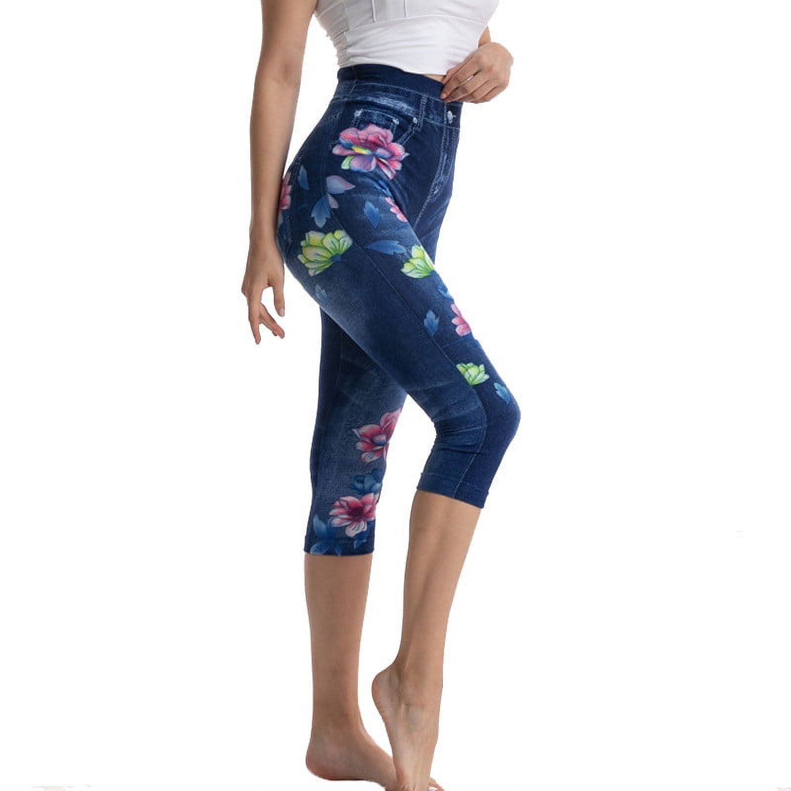 BUIgtTklOP No Boundaries Pants for Women Clearance Women's Flowers ...