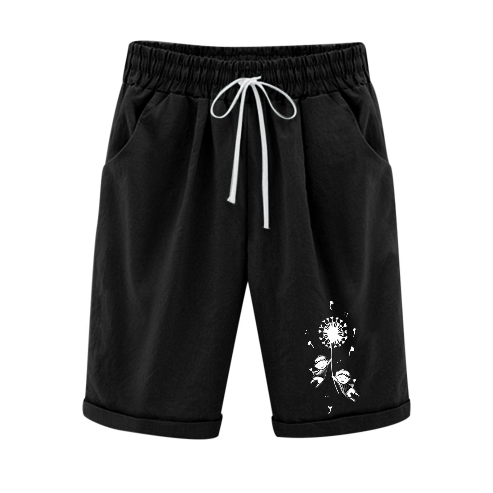 BUIgtTklOP Shorts for Women Plus Size Clearance,Women Short Printed ...