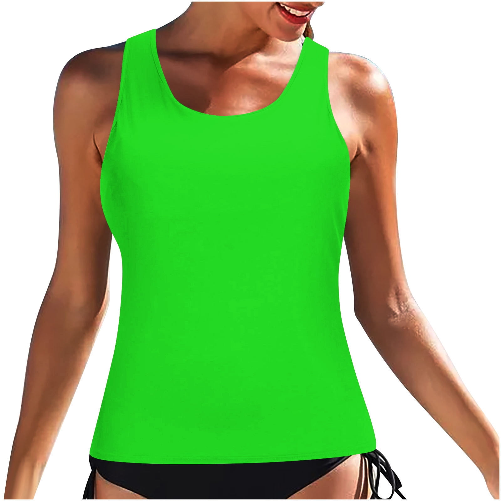 Buigttklop Tankini Swimsuits for Women,Women Classic Print High Neck ...
