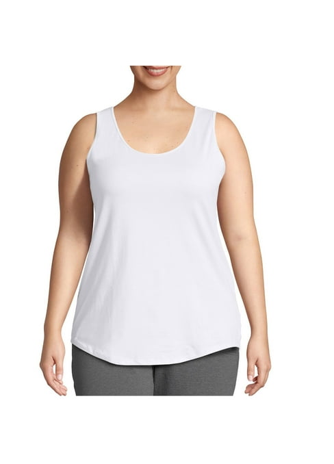 LARACE Plus Size Tank Tops for Women Sleevelss Tunic Casual Summer ...