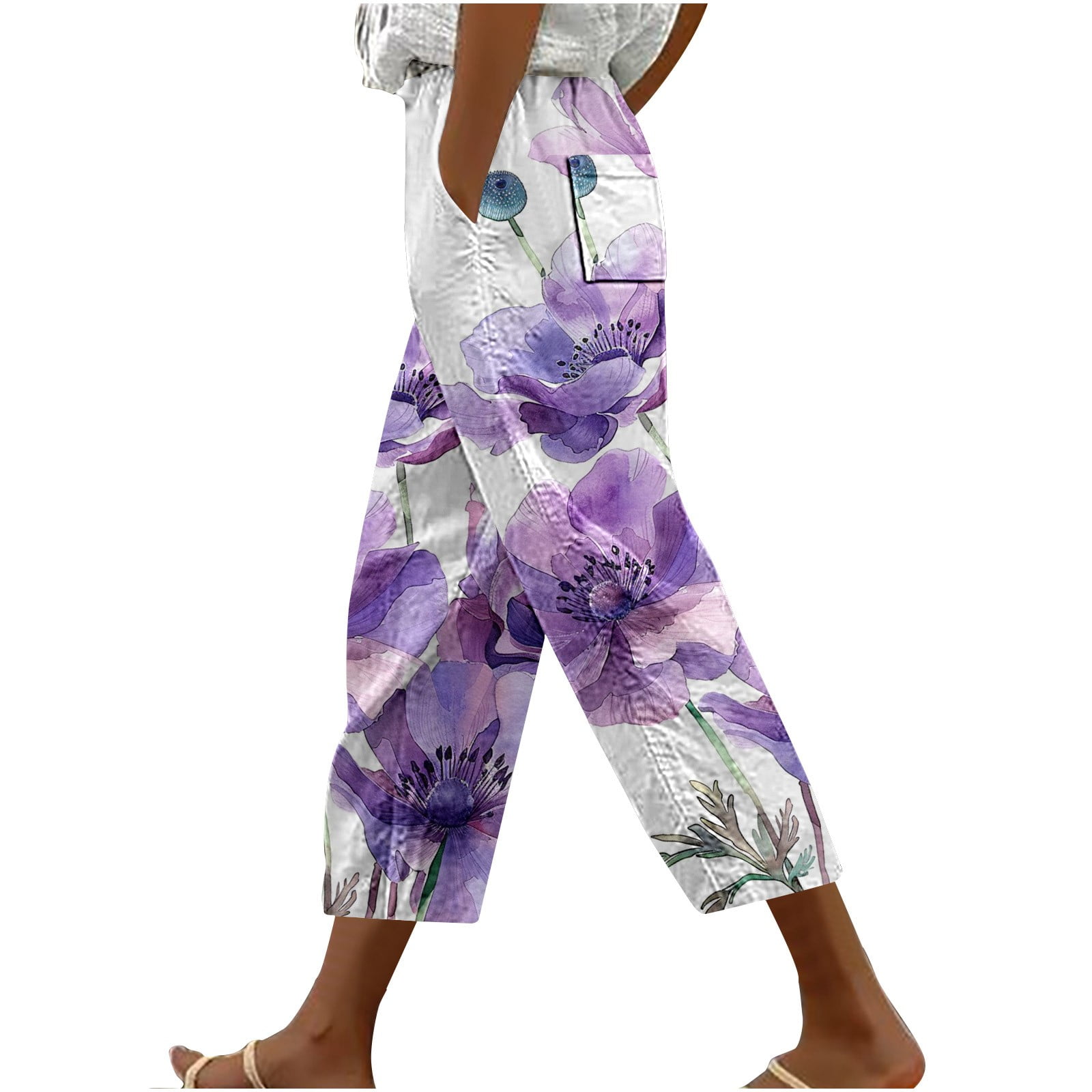 BUIgtTklOP no boundaries Capris Pants for Women Clearance 2024 Plus ...