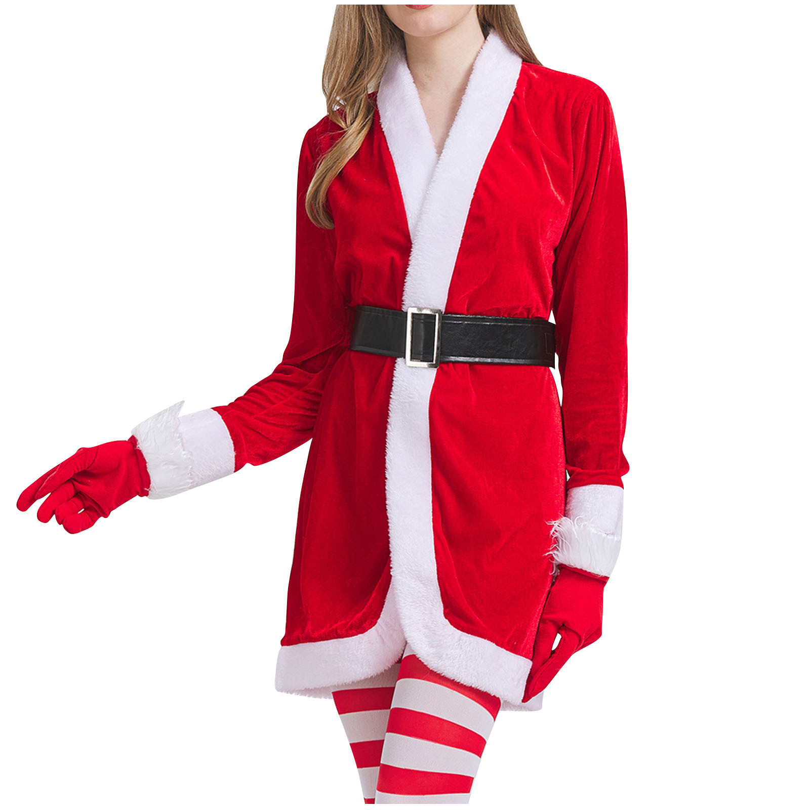 Buigttklop Christmas Dress for Women 2024,Mrs. Santa Claus Costume ...