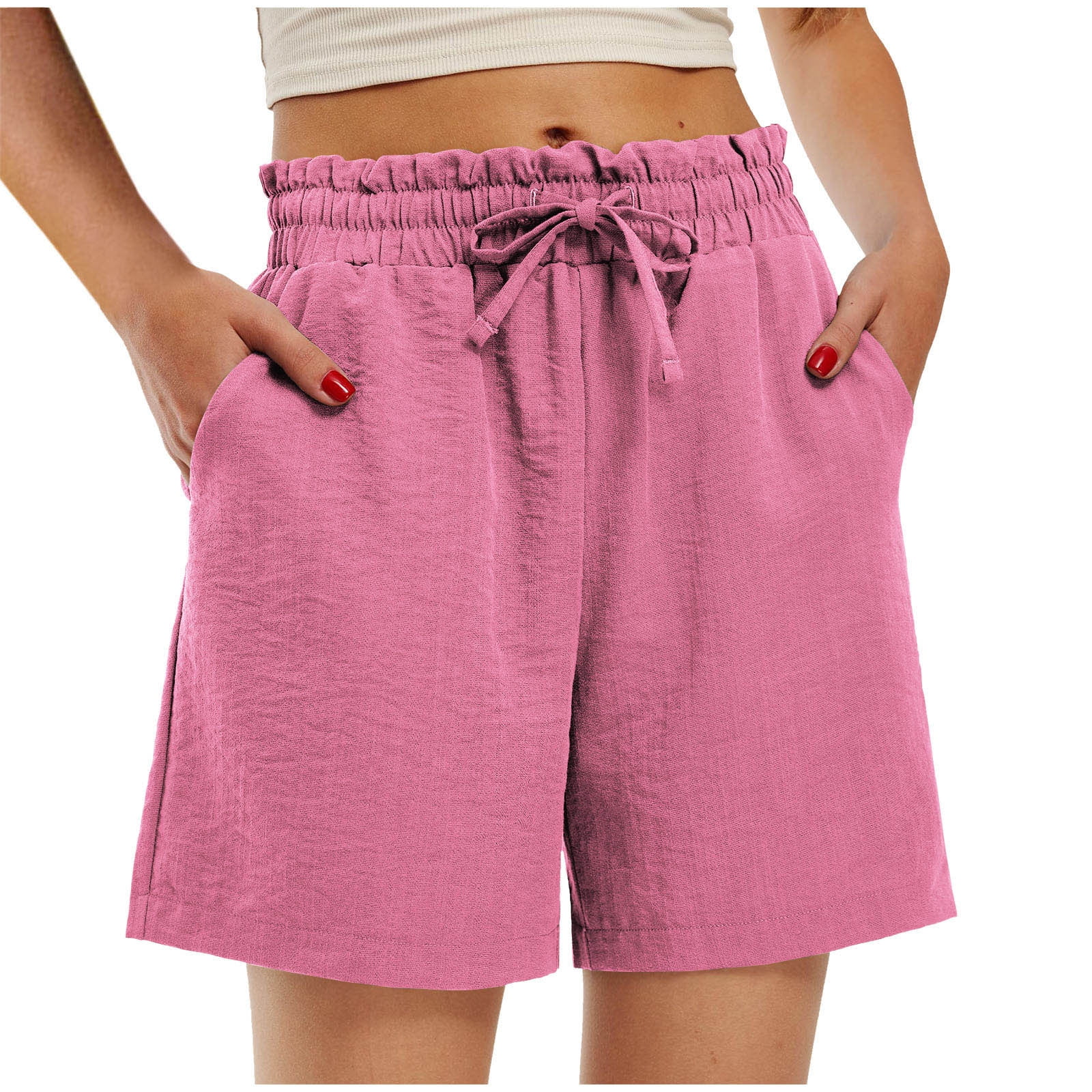 Buigttklop Summer Short for Women Clearacne Workout Shorts with Loose ...