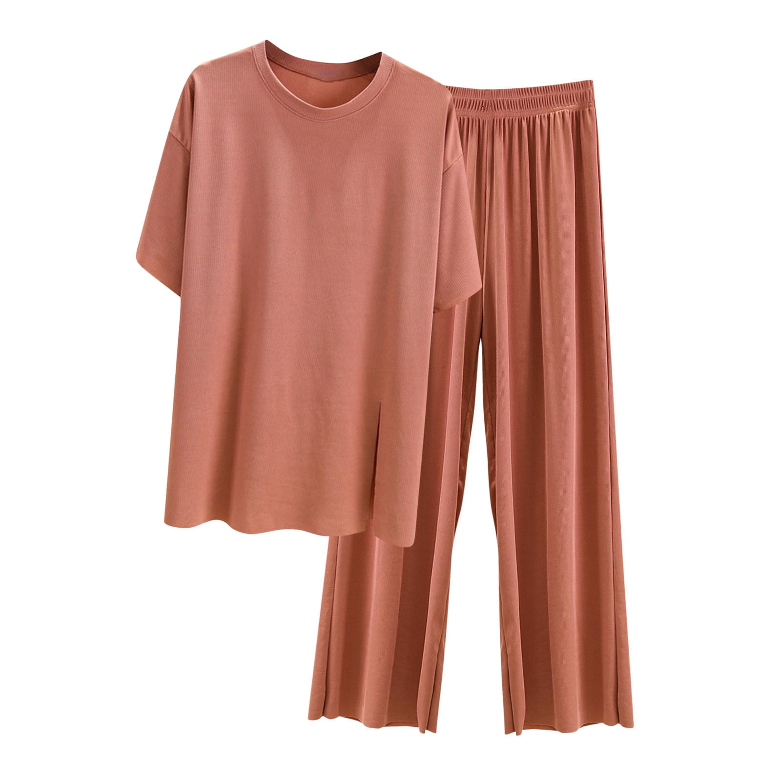 BUIgtTklOP no boundaries Women's 2 Piece Outfits Short Sleeve Tshirt ...