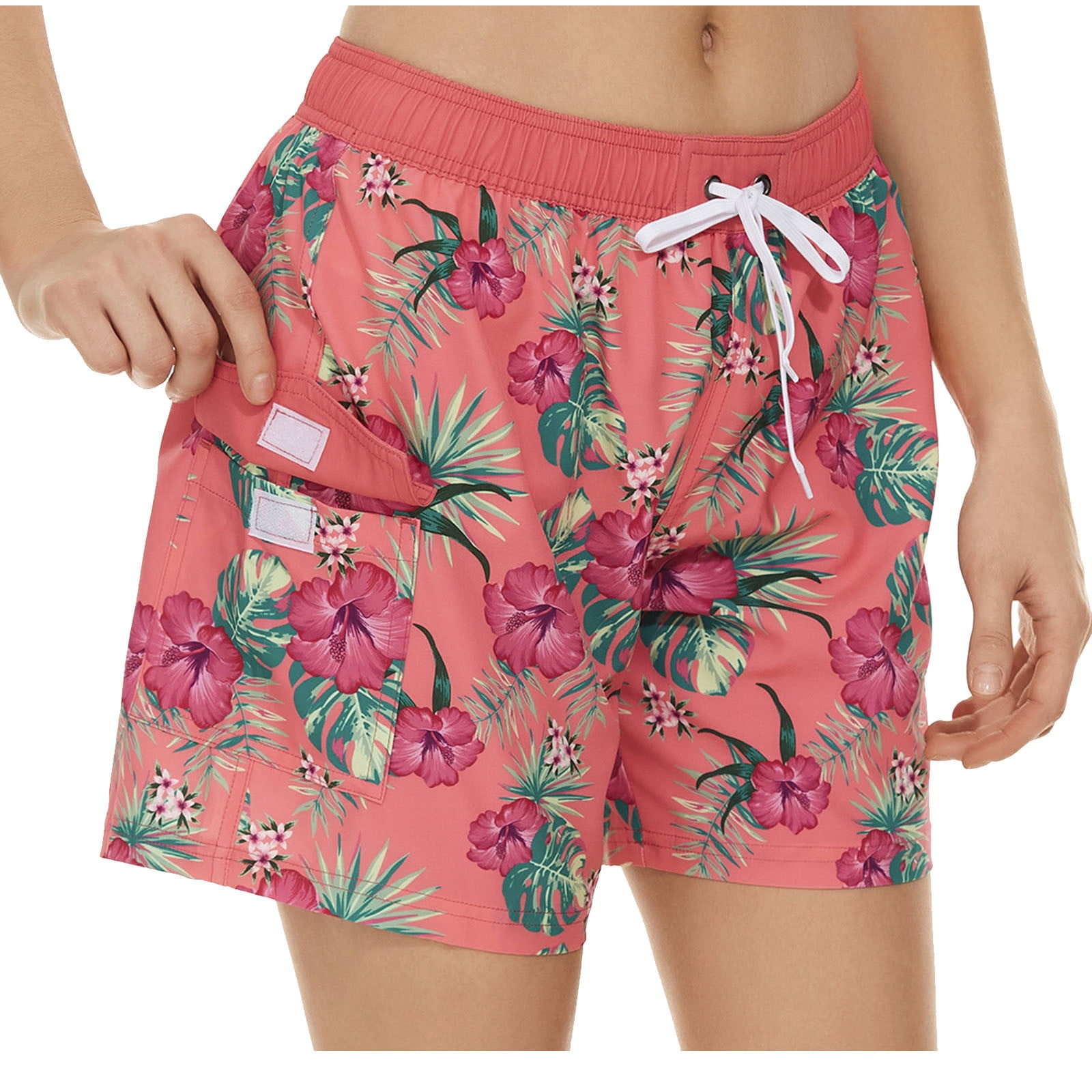 BUIgtTklOP no boundaries Women's Summer Swimming Shorts witn Elastic ...