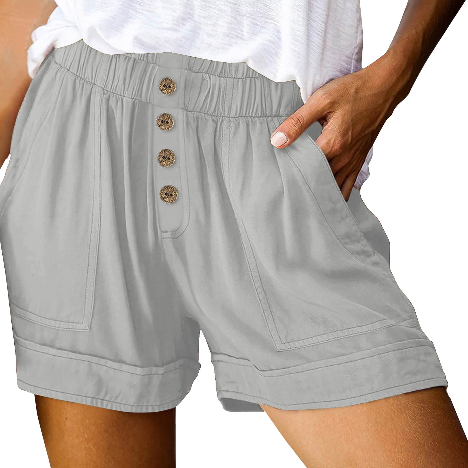 BUIgtTklOP no boundaries Womens Shorts 2024 Comfy Summer Drawstring ...