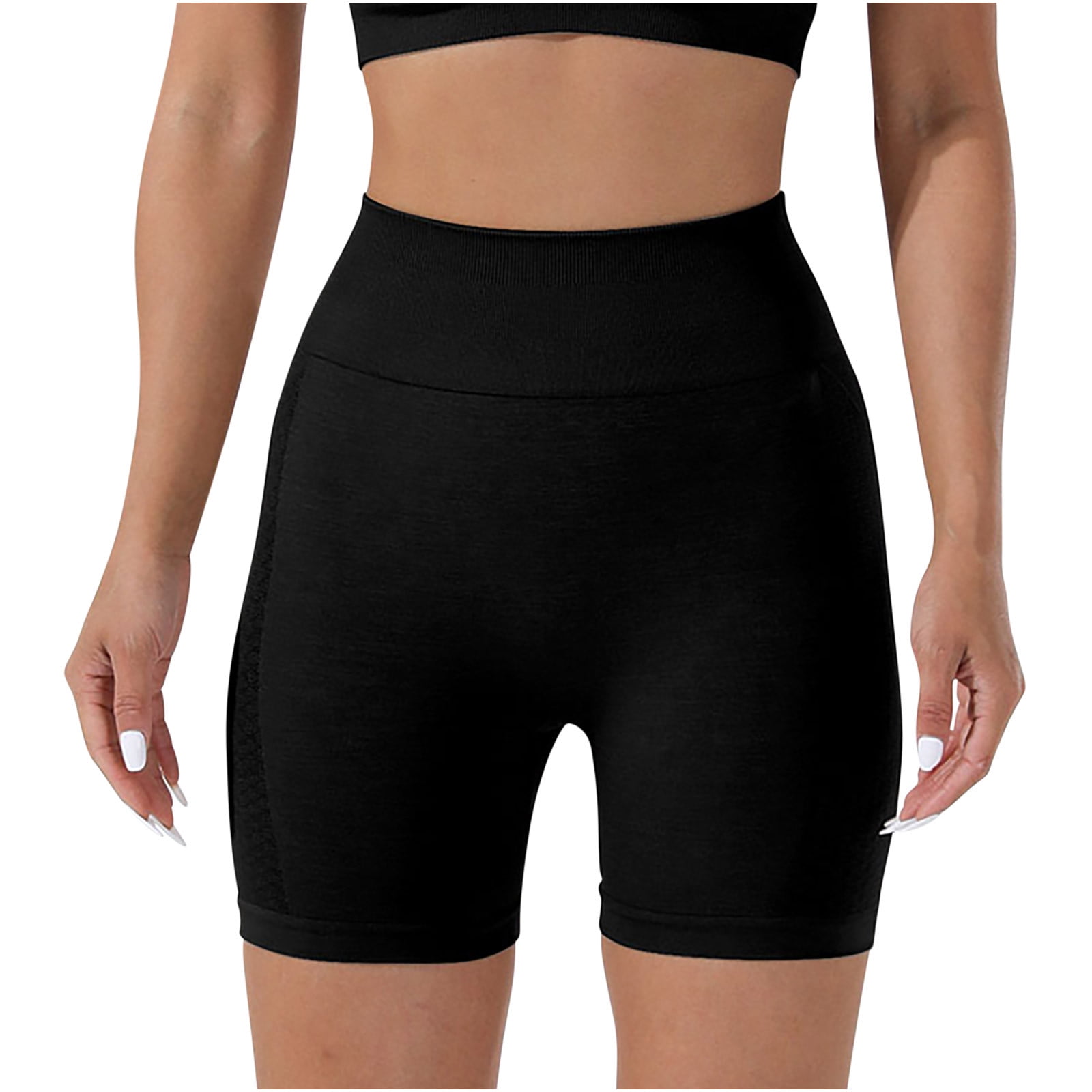 Buigttklop Yoga Shorts for Women Tummy Control High Waist Biker Shorts ...