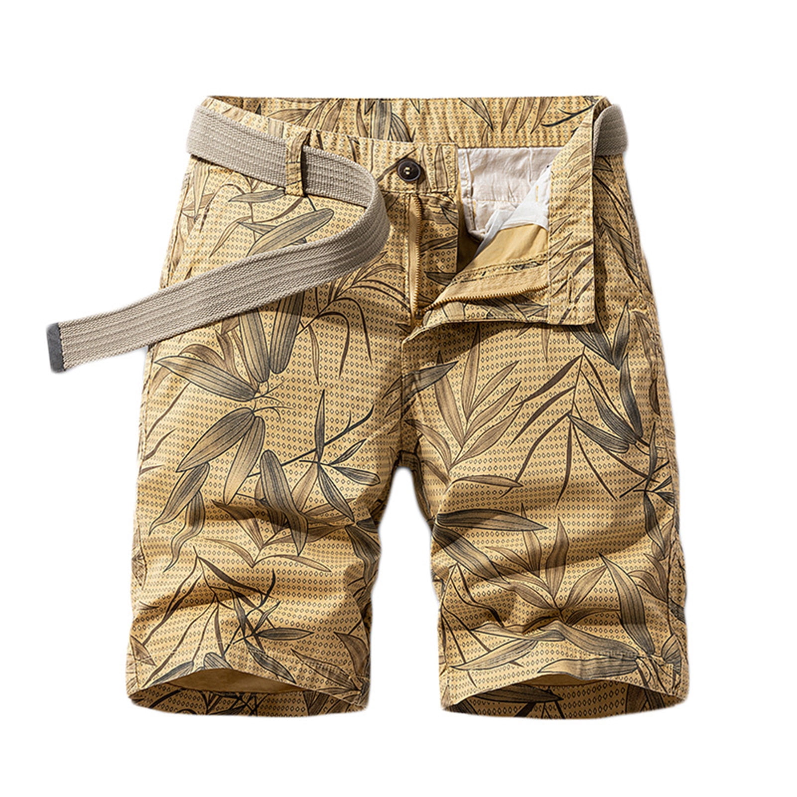 BUIgtTklOP scoop Men's Casual Cotton Twill Lightweight Cargo Shorts ...