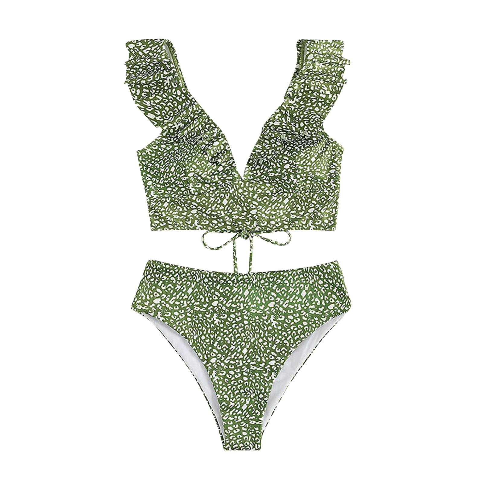 BUIgtTklOP Fashion Women's Printed Casual Leaf Sexy Backless Split High ...