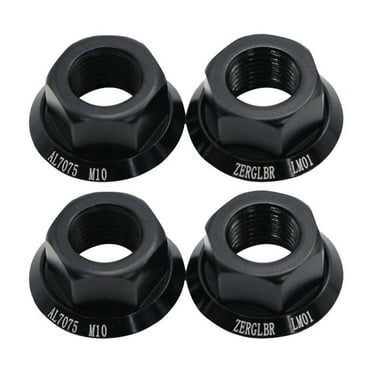 Hytrove Bike Nuts Wheel Axle Nut and Safety Hanger Kit Steel 1 Set ...