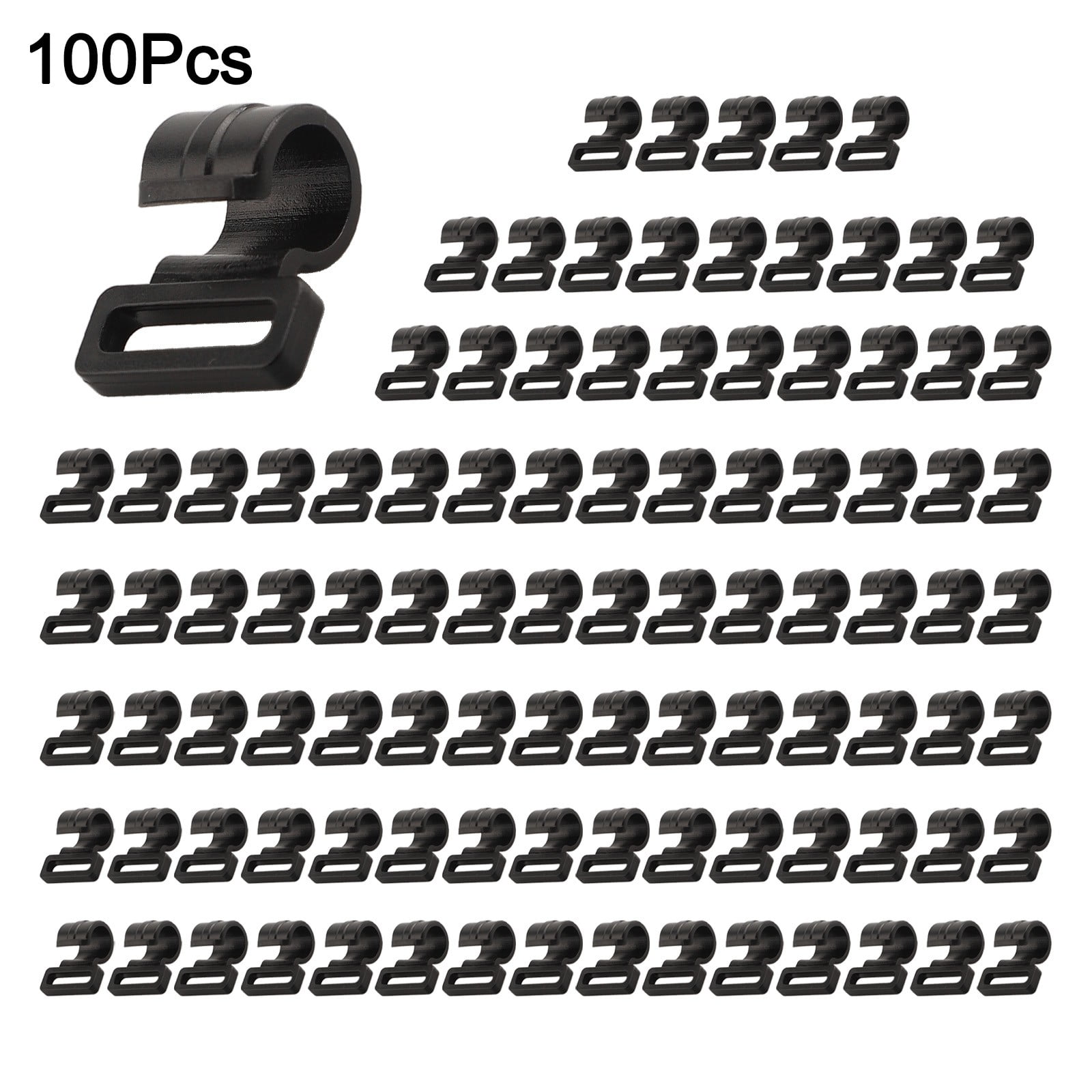 BULESON Heavy duty Tent Hooks 100pcs Inner CClips Hanger for Quick and ...