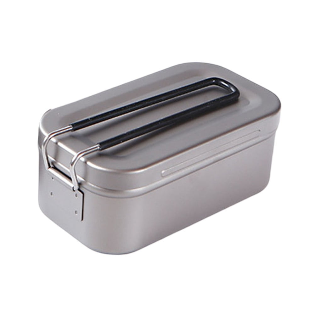 BULESON Lightweight and Rust Proof 1200ml Ti Lunch Box with Folding ...