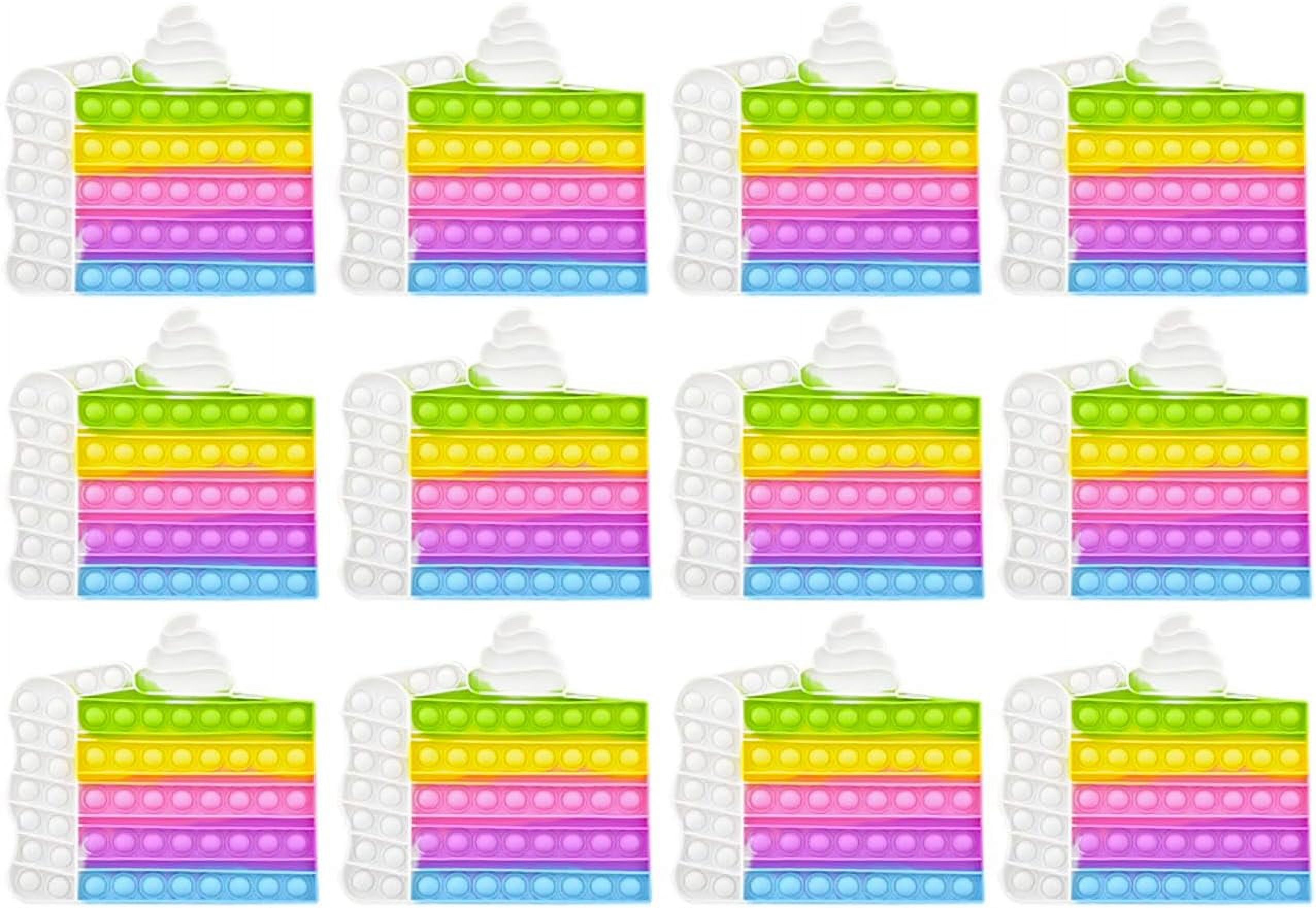 BULK - 12 (1 DOZEN) Birthday Cake Theme Large Bubble Pop Game ...